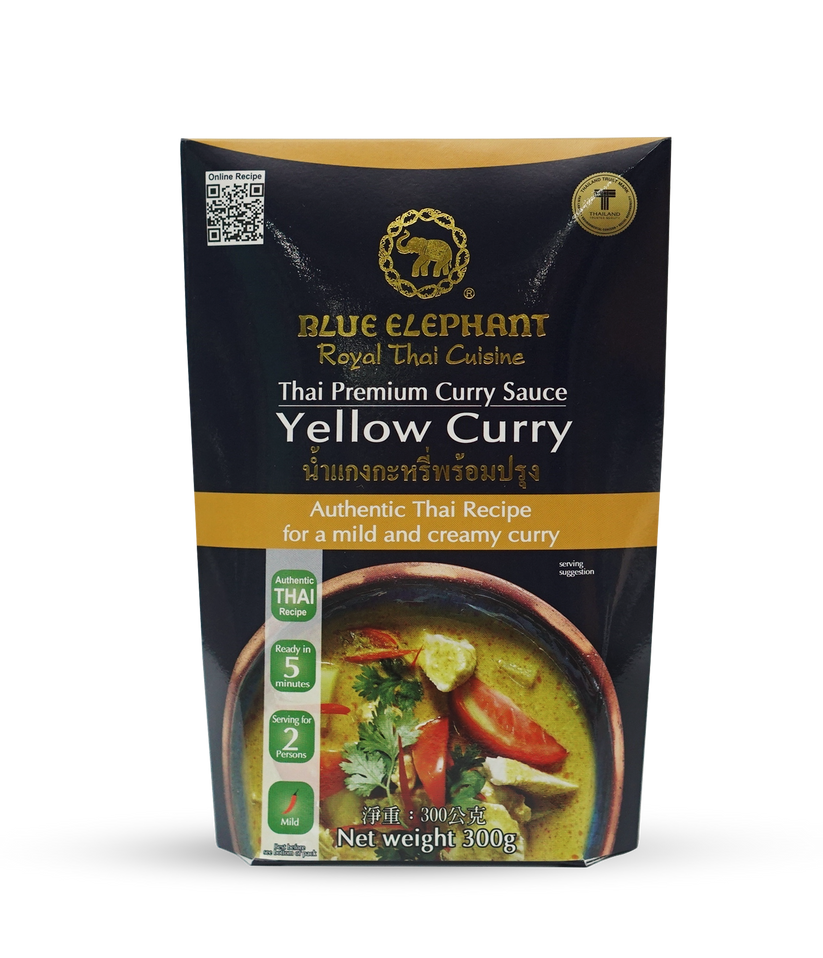 Thai Yellow Curry Sauce 300g – Blue Elephant UK